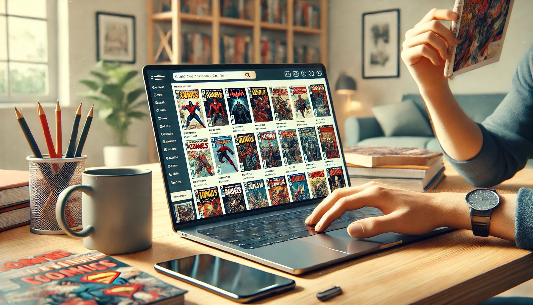 Learn How Artists Bring Superman Comic Book Art to Life with Classic ...